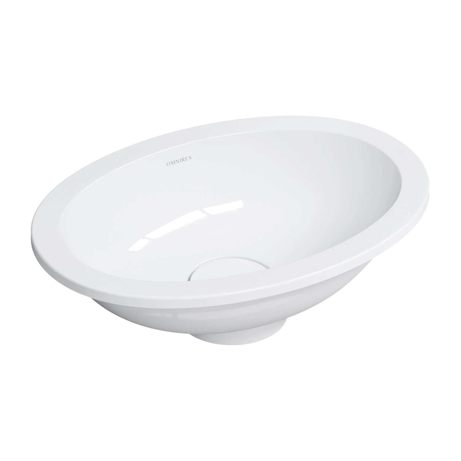 SHELL M+ Undercounter basin, 38 x 25 cm (SHELL380UPBP) | OMNIRES