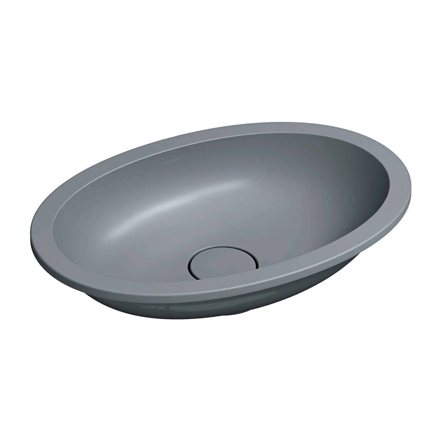 SHELL M+ Undercounter basin, 48 x 31 cm (SHELL480UPAG) | OMNIRES