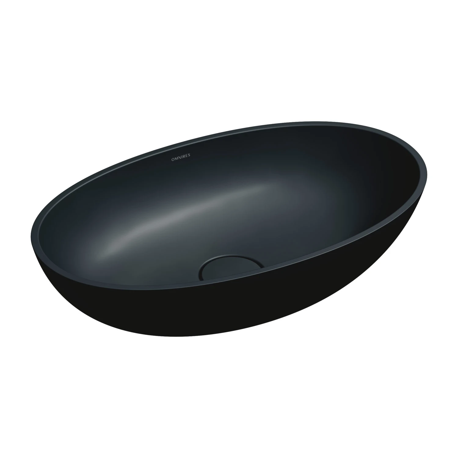 SHELL M+ Countertop basin, 60 x 35 cm (SHELLUNBLV) | OMNIRES