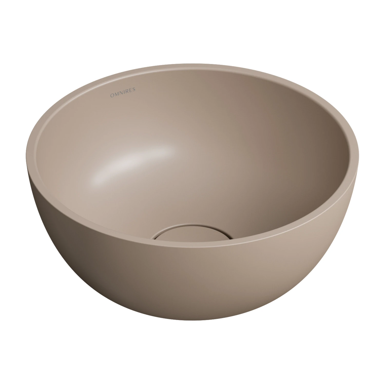 SHELL M+ Countertop basin, Ø35 cm (SHELL350UNDB) | OMNIRES